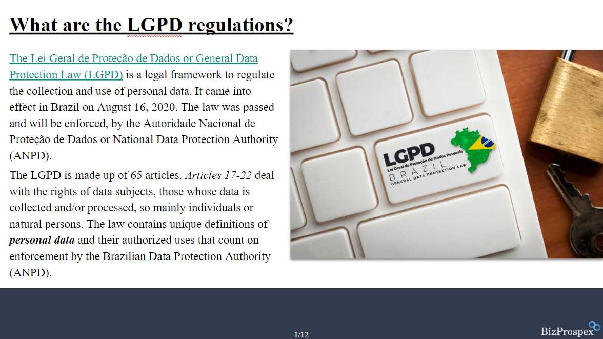 Guide: LGPD - BizProspex